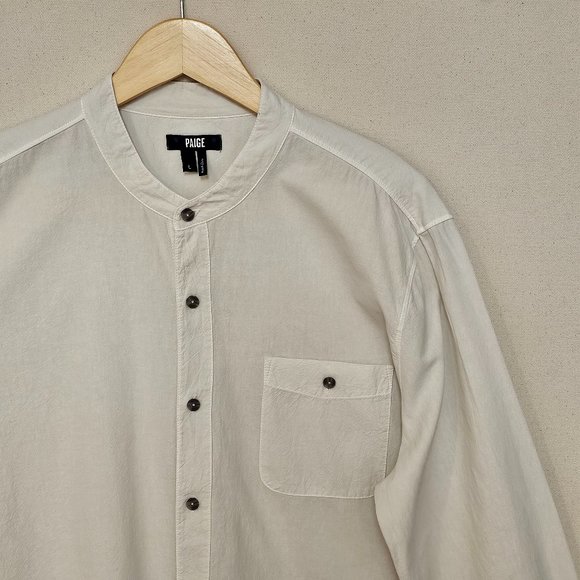 PAIGE | Shirts | Paige Pixler Off White Icon Capsule Moonlight Ice L ...